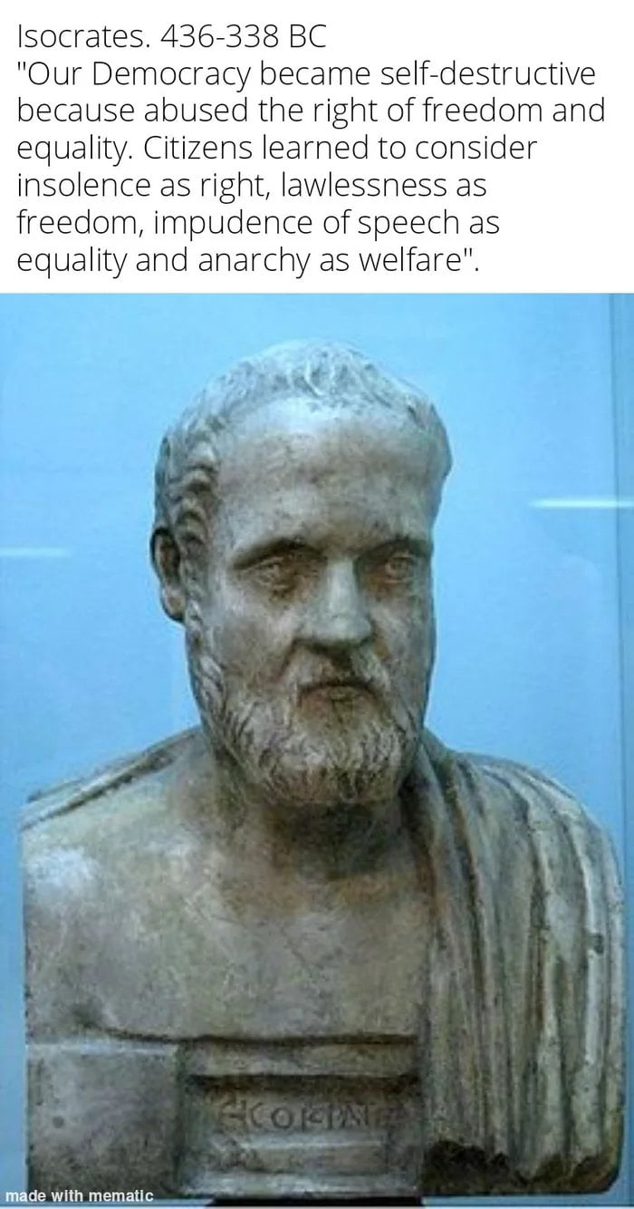 I love democracy. - 9GAG