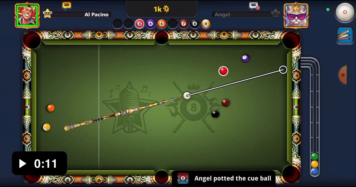 8 Ball Pool: 9 ball. Insane victory shot. - 9GAG