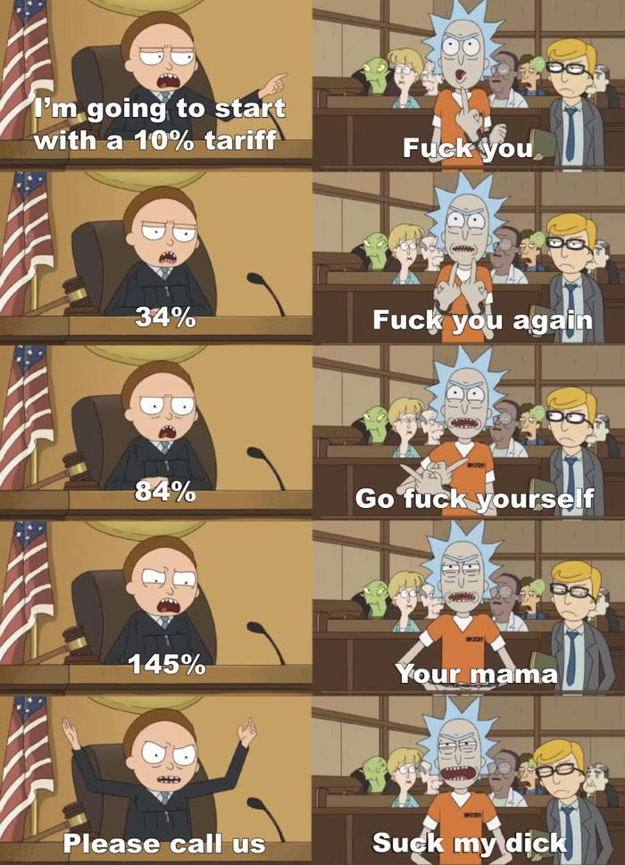 To start a tariff war - 9GAG