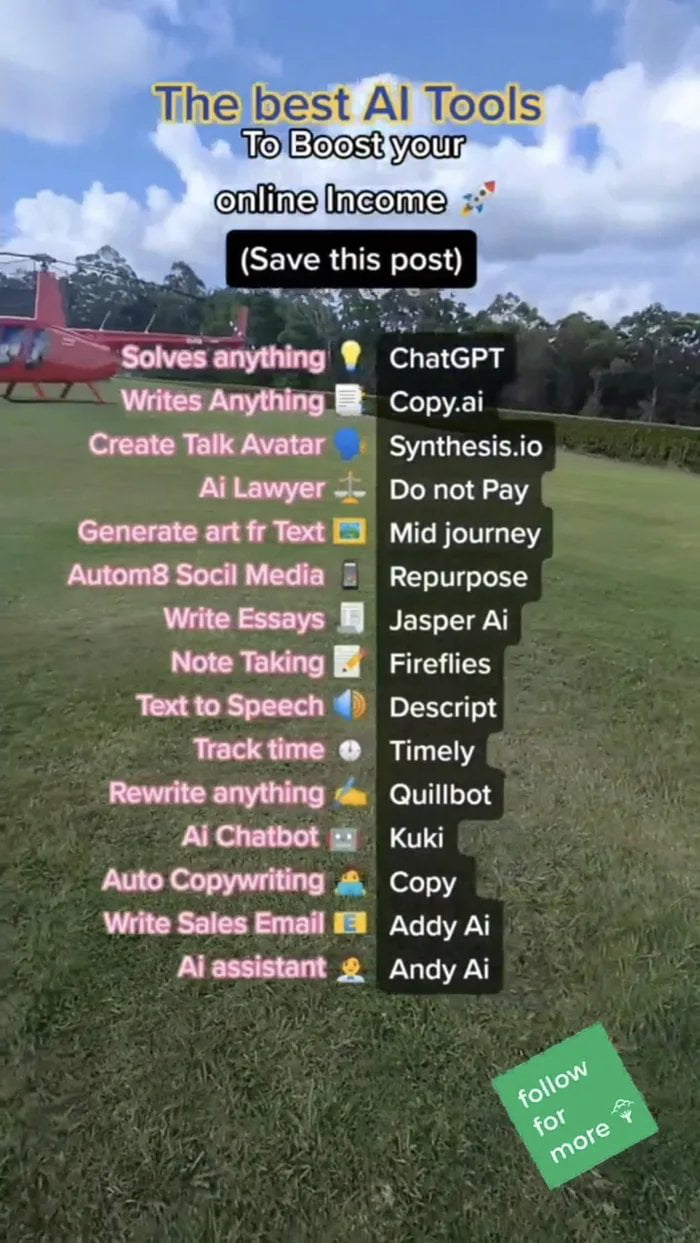 Some helpful AI tools - 9GAG