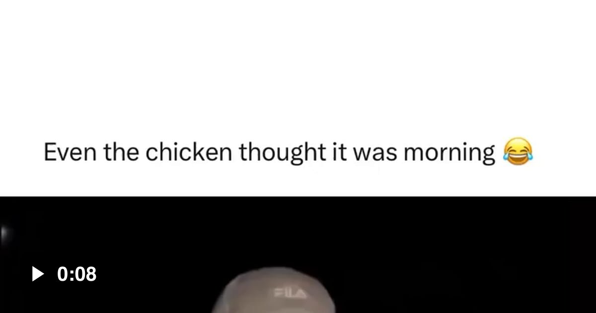 Bro thought he over slept - 9GAG