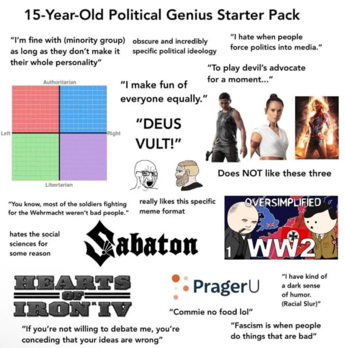 15-year old political genius starter pack - 9GAG