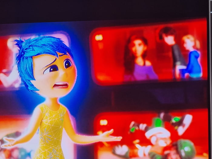 Was watching inside out 2. When I noticed in the background... - 9GAG