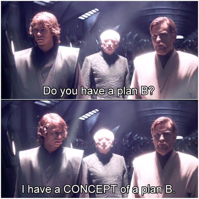 A lot of people are saying he has the BEST plans - 9GAG