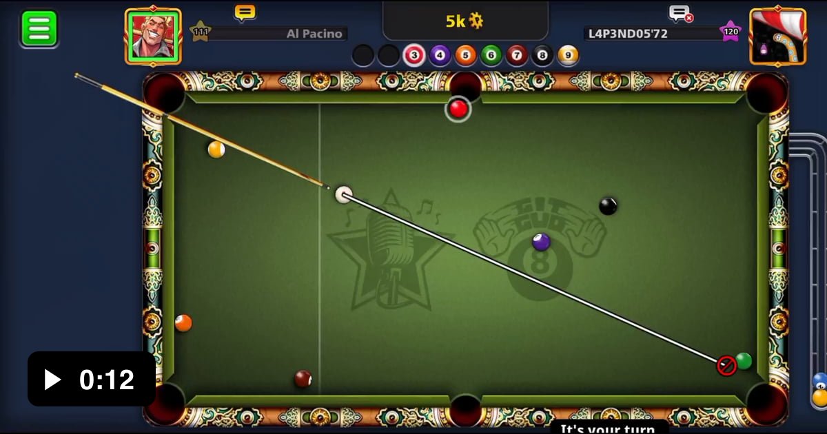 8 Ball Pool: 9 ball. Excellent winning shot. - 9GAG