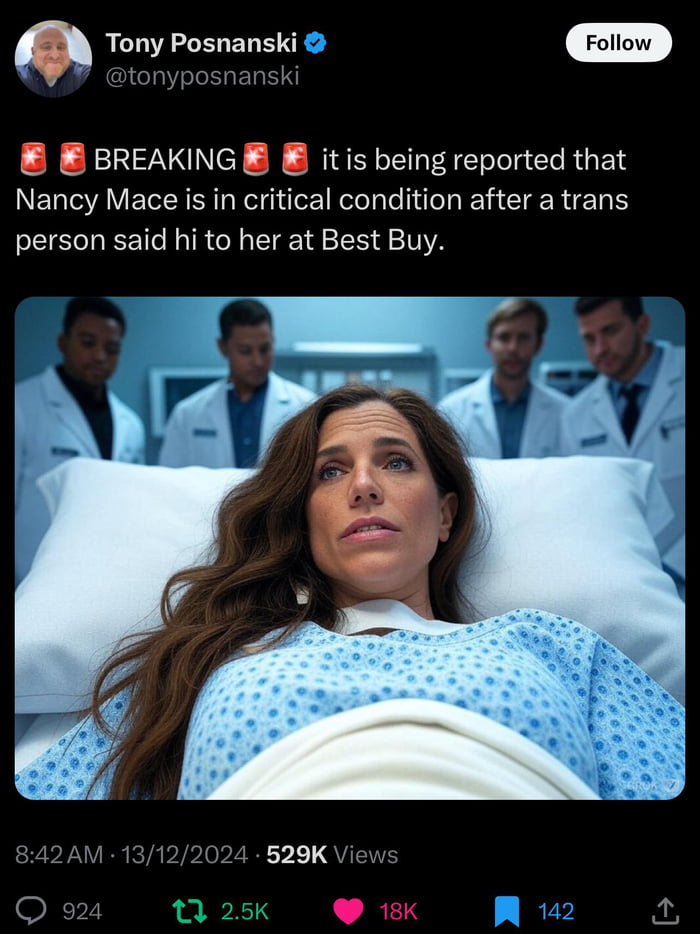 Is Nancy Mace gonna be ok? - 9GAG