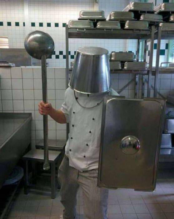 Chef Bucket, The True and Honest Buckethead - 9GAG