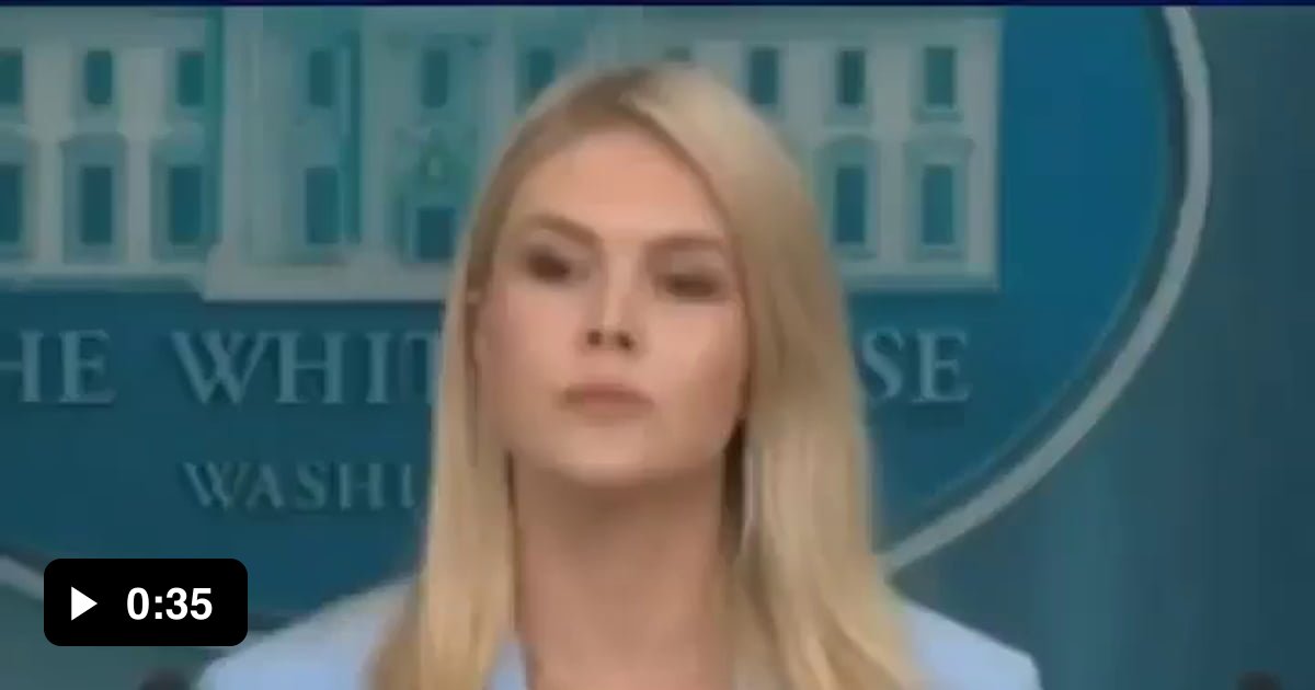 Politely asking the White House Press Secretary a valid question. - 9GAG