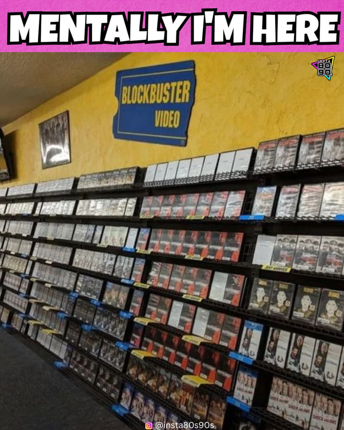When your heart's at Blockbuster and your mind's on 'late fees.' - 9GAG