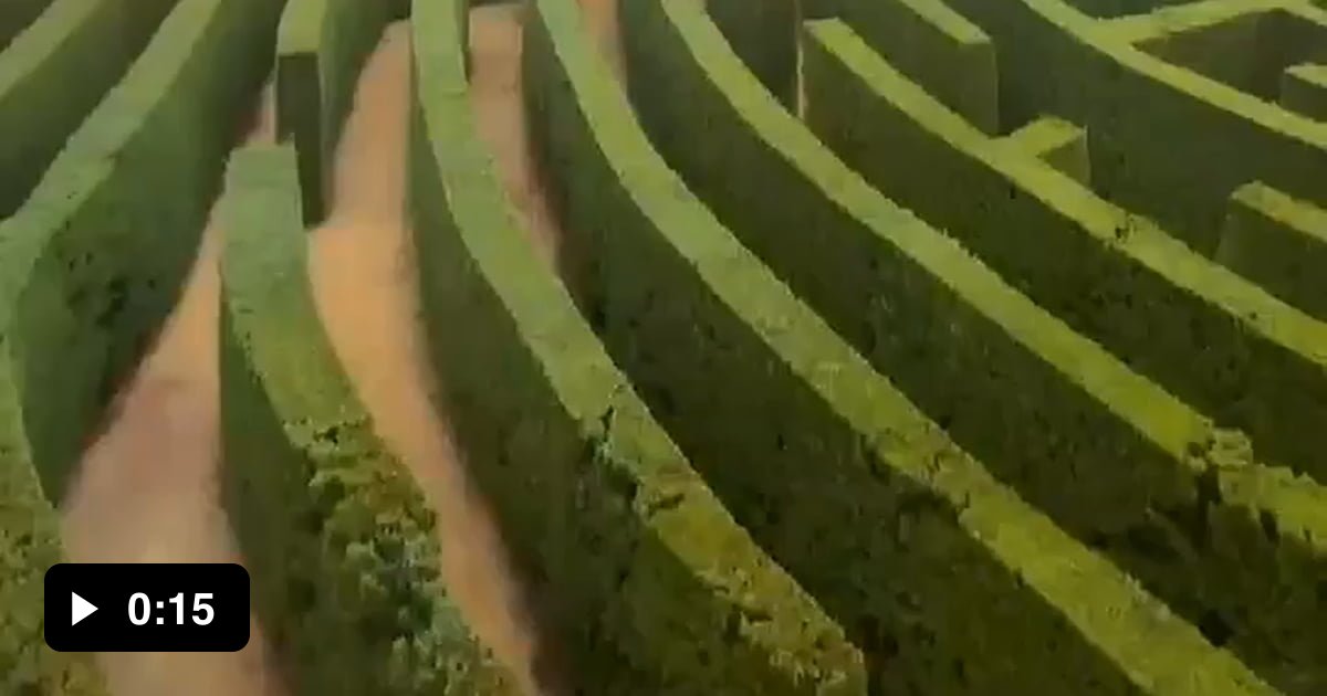 This is the largest labyrinth in Spain. It has twelve entrances ...