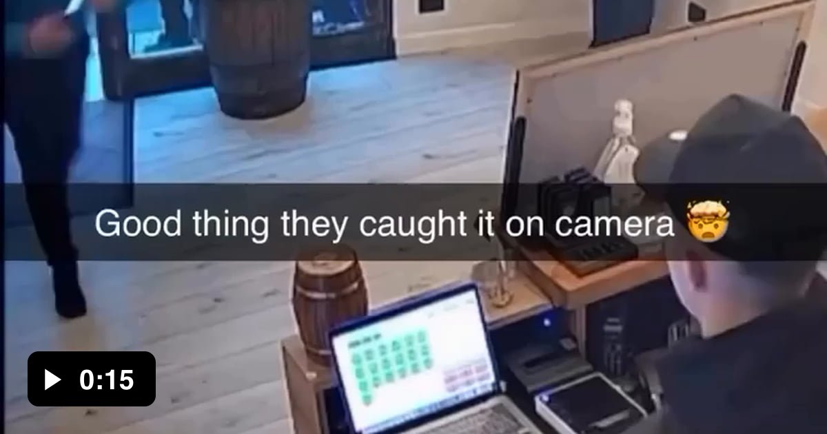 Thief caught on camera stealing - 9GAG