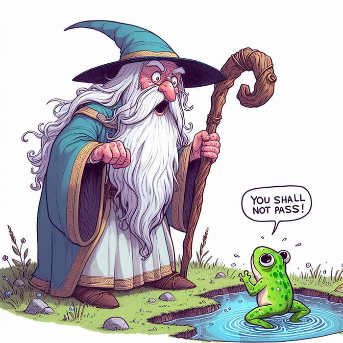 You shall not pass... My dude - 9GAG