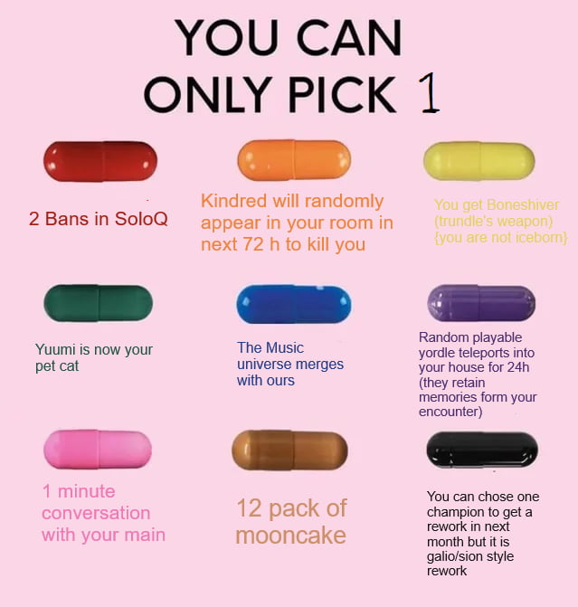 What pill do you pick - 9GAG