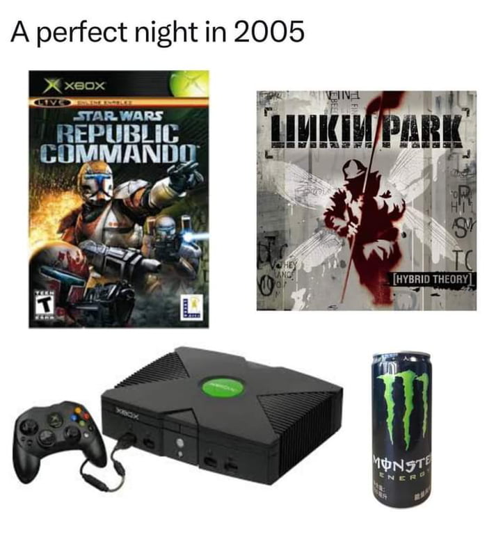 Take me back to Meteora and Xbox nights - 9GAG