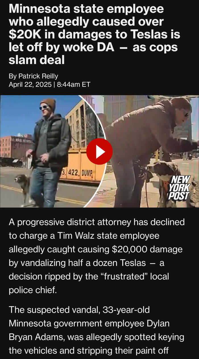 The suspected vandal, 33-year-old Minnesota government employee Dylan ...