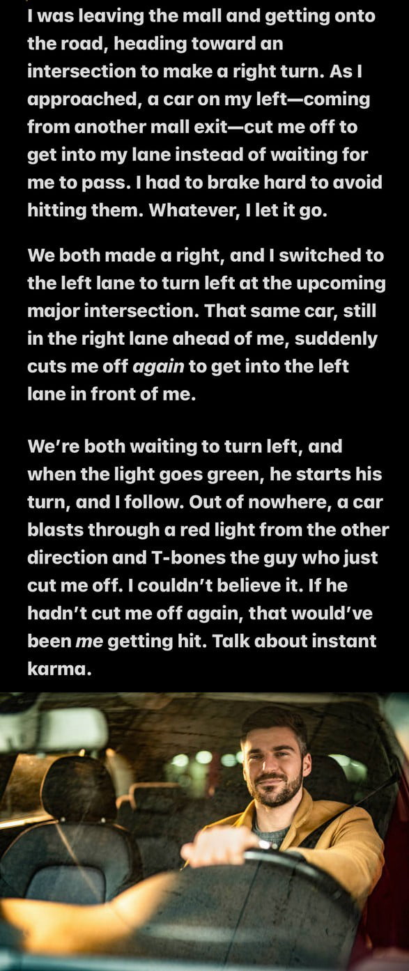 Satisfying instant karma - 9GAG