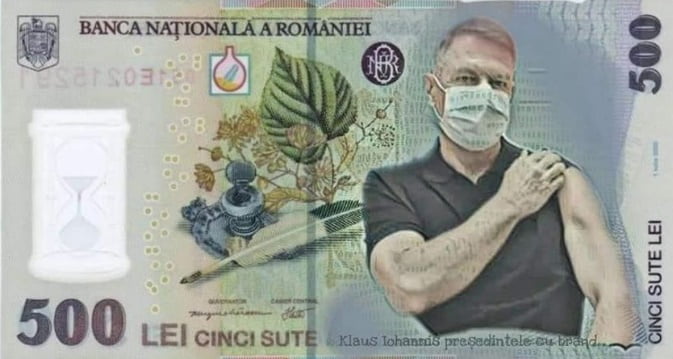 Noua bancnota de 500 RON - 9GAG