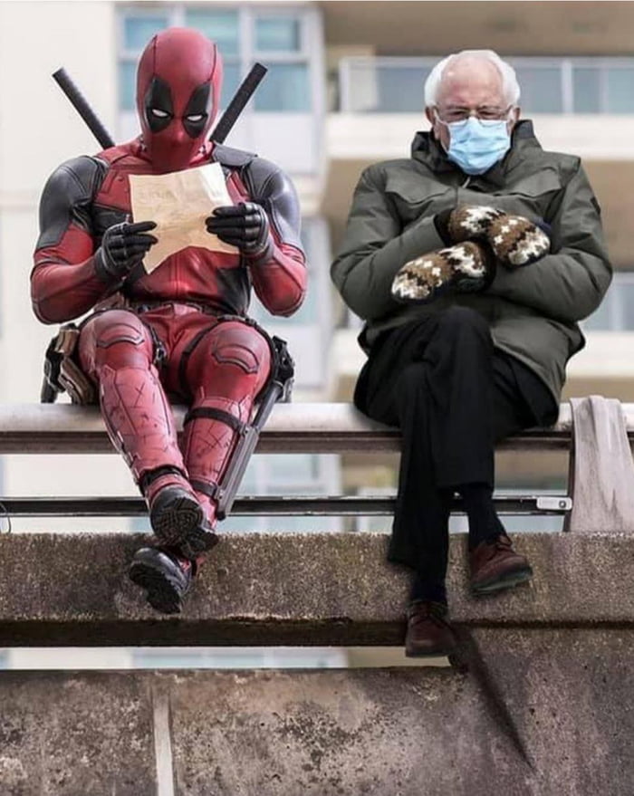 Deadpool & Bernie - 9GAG