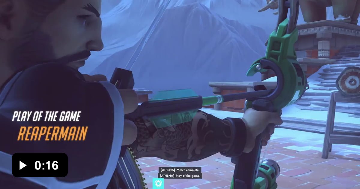 1 in a million hanzo flick against overpowered echo - 9GAG