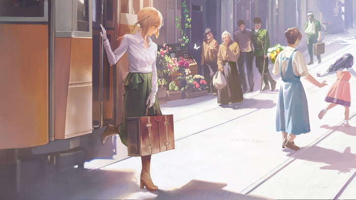 "First Step After War" Violet - 9GAG