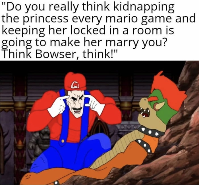 Think bowser think - 9GAG