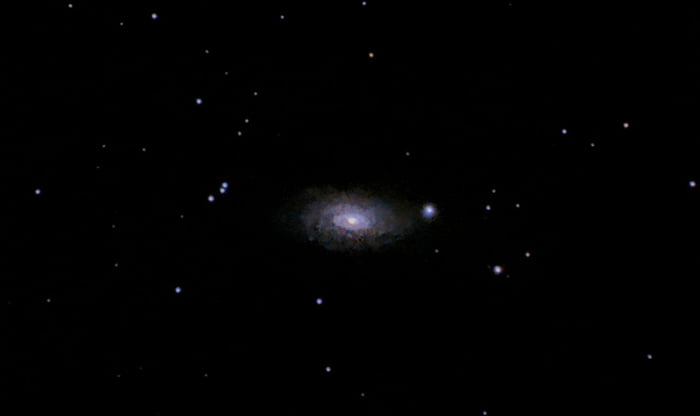 My picture of the Sunflower Galaxy, Messier 63. 37 million light years ...