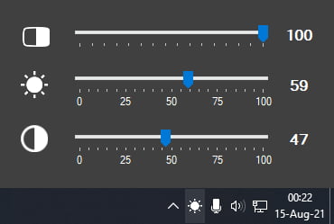 I've constructed an app to control my monitor brightness. Project is on ...