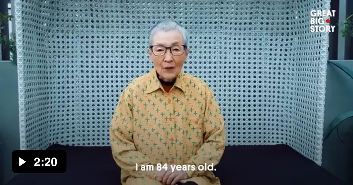 Japanese obachan bought her first laptop at 58. Learned coding at 81 ...
