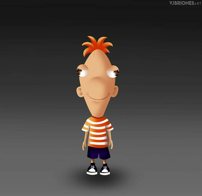 Phineas front view perspective - 9GAG
