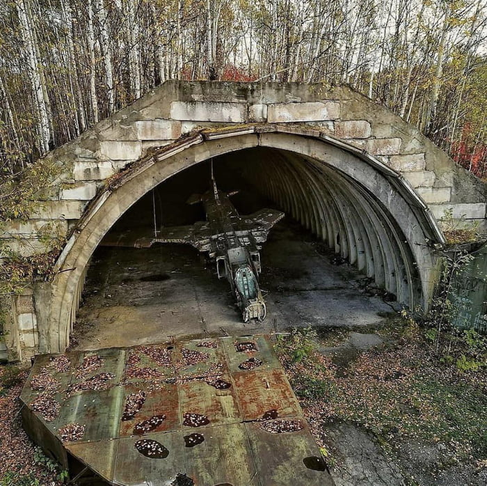 Smirnykh is an abandoned Soviet airbase in Sakhalin, Russia. (In pic ...