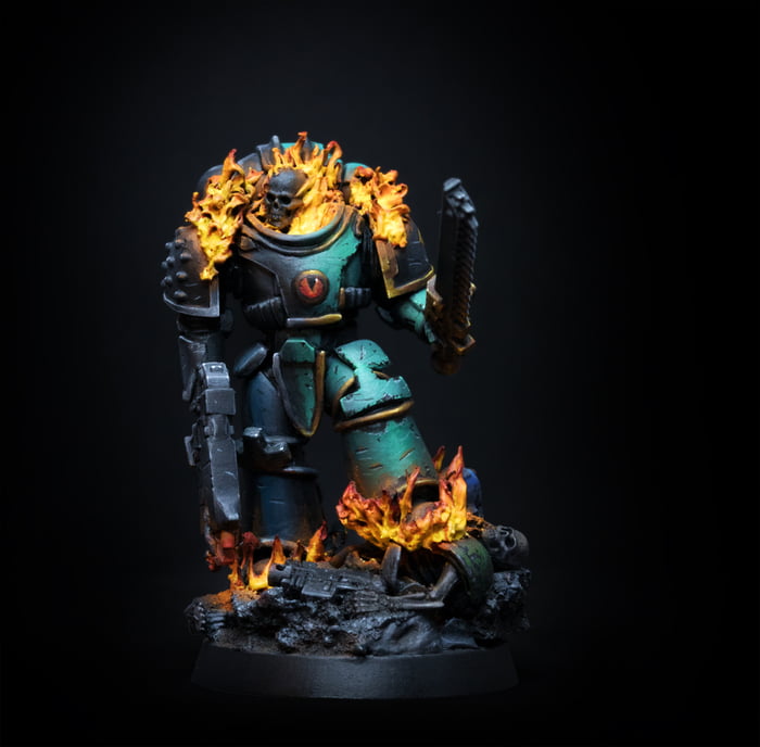 Legio Damnatorum Tarik Torgaddon, captain of the 2nd company of the ...