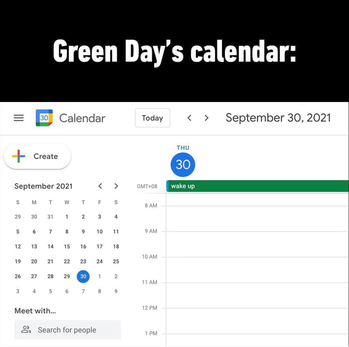 Green Day's Calender - 9GAG