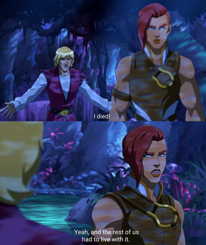 Lol, wtf, this is basically Amber getting mad at Mark in Invincible ...