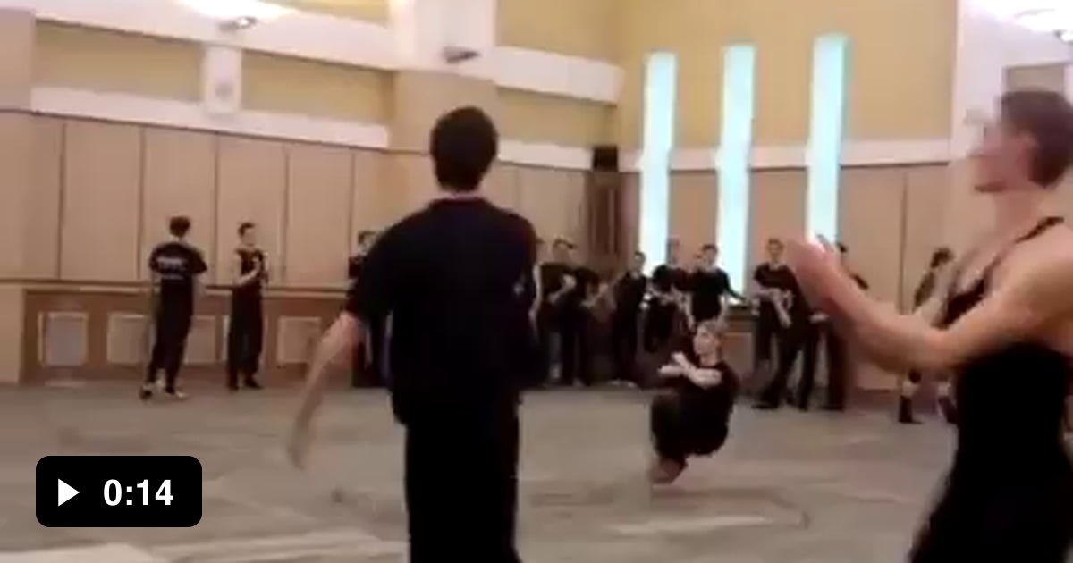 Russian guy squat-kick dancing insanely fast - 9GAG