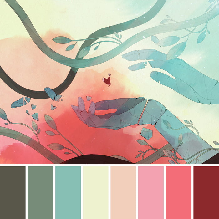 Gris - Colors Chart - 9GAG