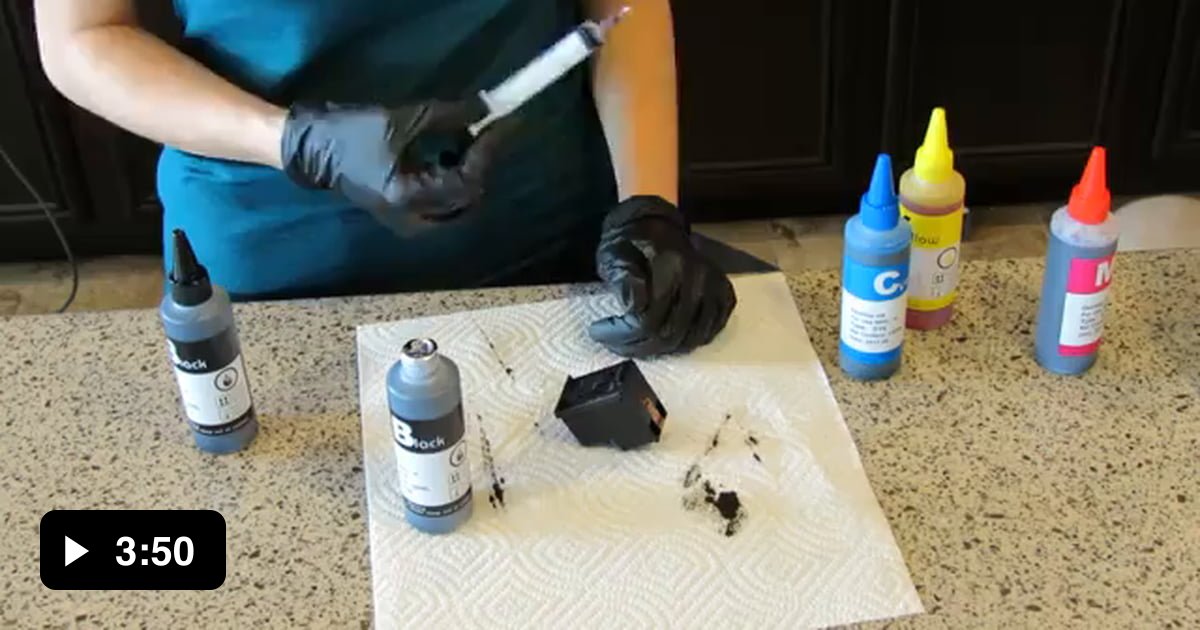 Extremely Cheap and Easy Way to Refill your Ink on your Printers - 9GAG