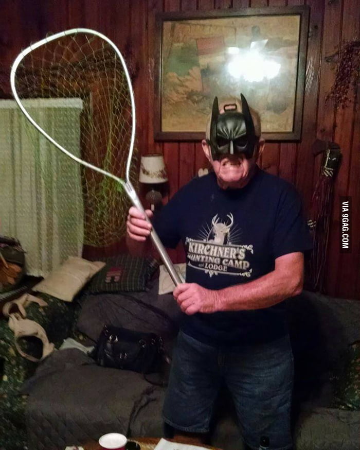 Badass bat-catching gear - 9GAG