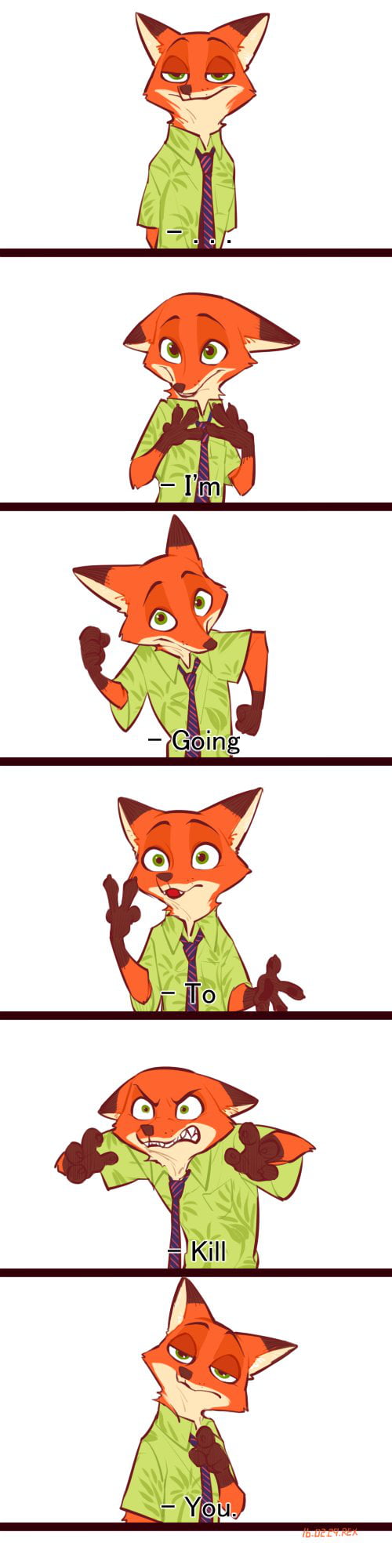 What does the fox say [Zootopia] - 9GAG