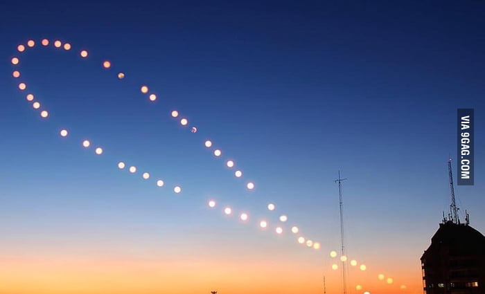 This is what happens when you photograph the sun at the same hour on ...
