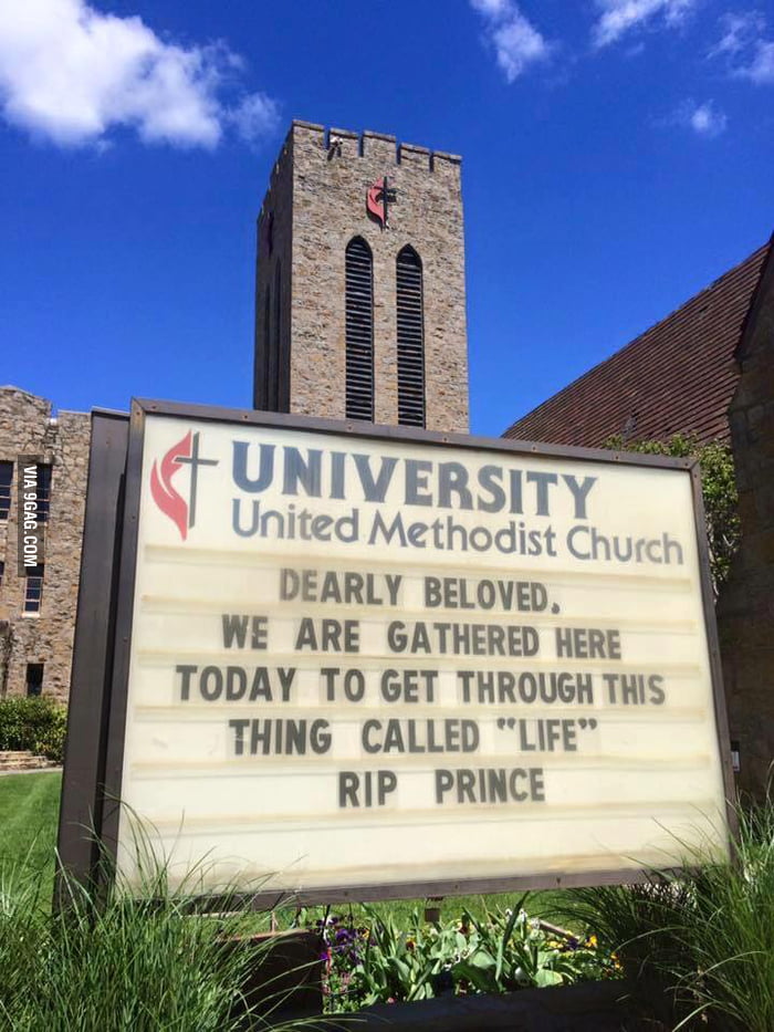 Dearly beloved... (church in Tulsa, Oklahoma) - 9GAG