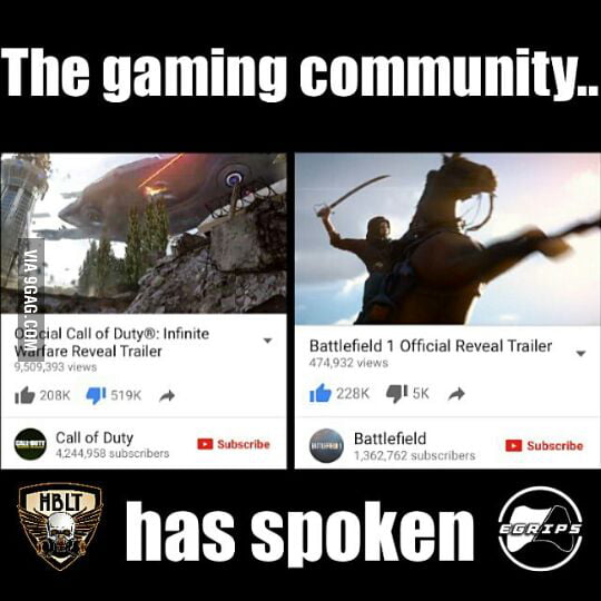 CoD vs Battlefield - 9GAG