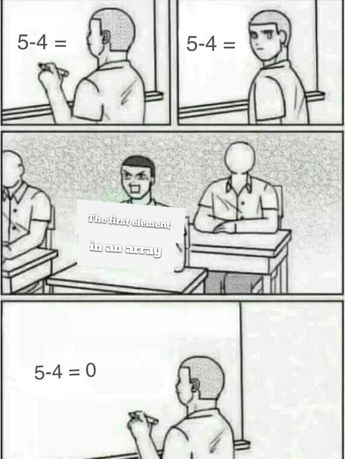 Another meme regarding the indexing of arrays - 9GAG