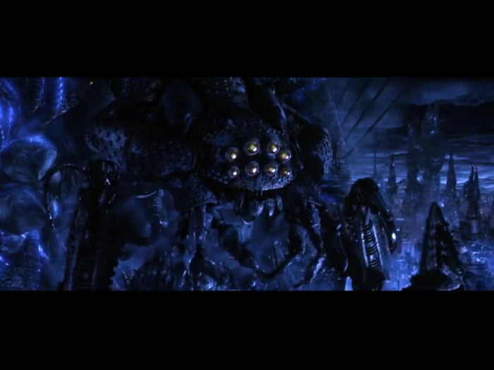 At the end of Matrix Revolutions (2003), the eyes of the machine that ...