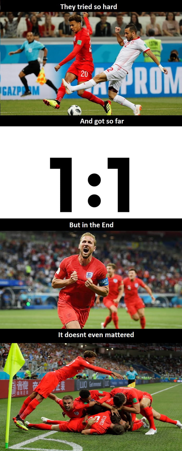 Awarded a undeserved penalty, got the referee on their side, fouled big time, still lost - 9GAG