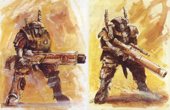 Tau Concept Arty (by John Blanche) - 9GAG