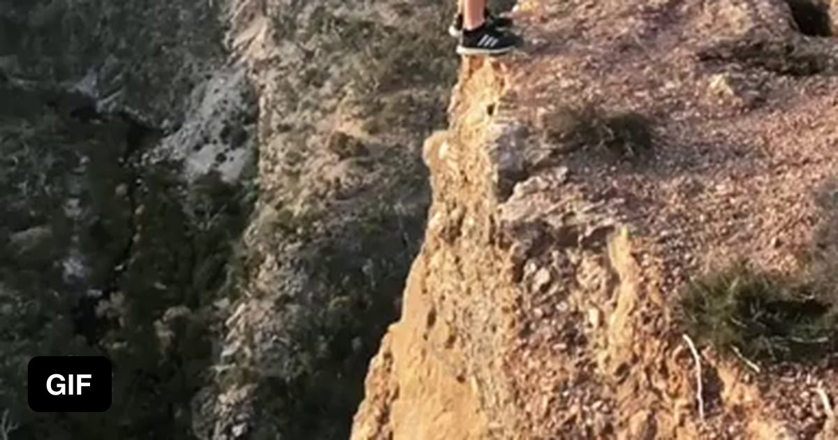 Backflip on a cliff - 9GAG