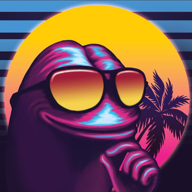Synthwave pepe! - 9GAG
