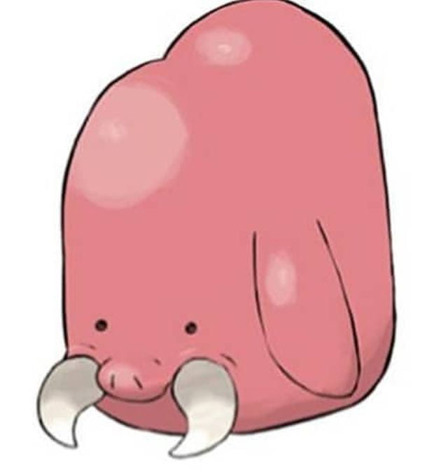 Piloswine but shaved - 9GAG