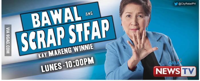 Bawal ang pasaway mareng Winnie! - 9GAG