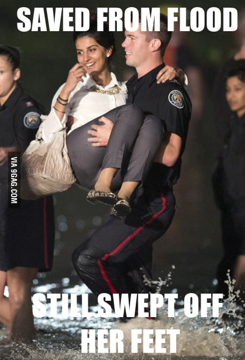 Still Swept Off Her Feet - 9GAG